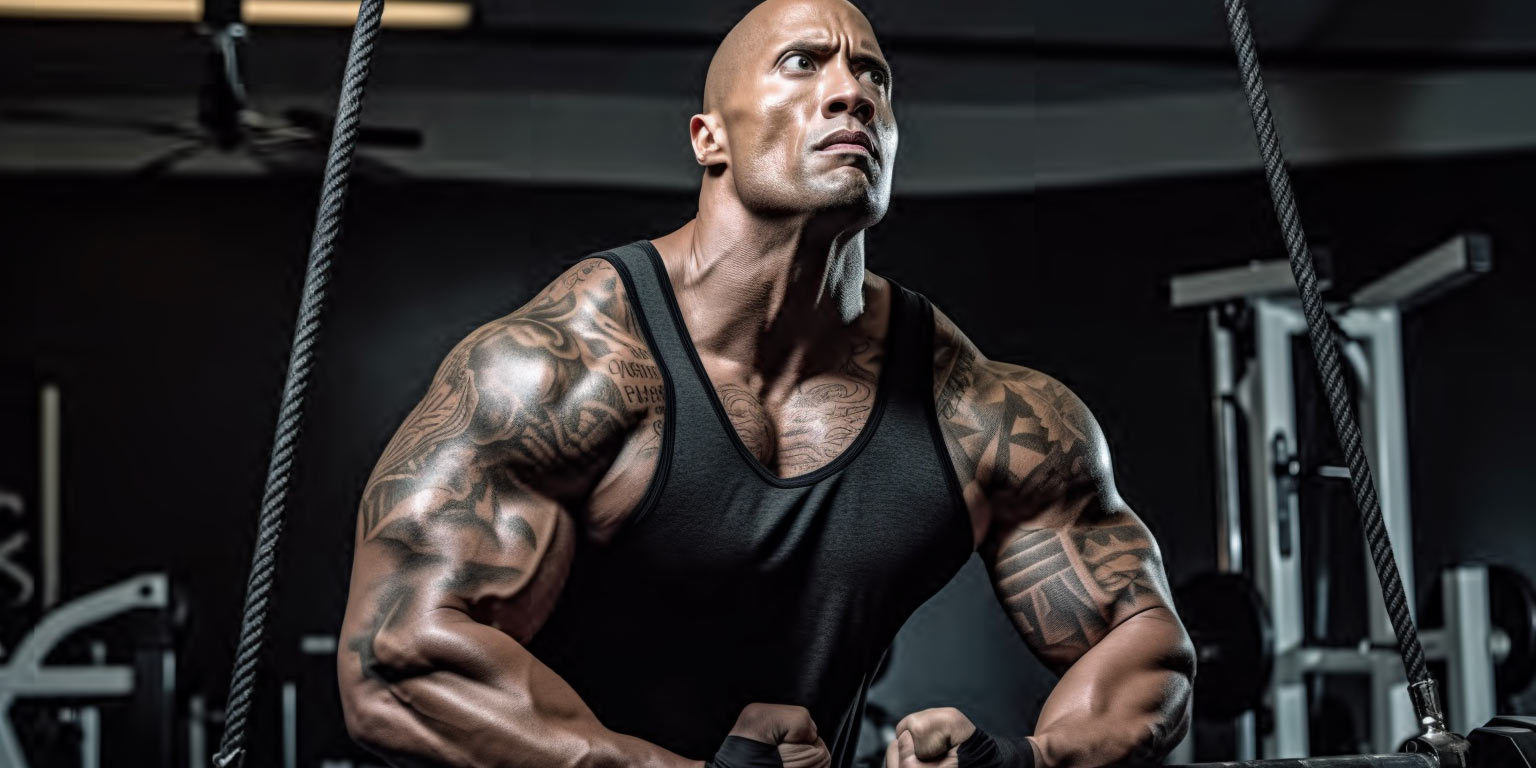 Dwayne Johnson ★ Trainingsplan & Ernährungsplan - Fitnessmagnet©